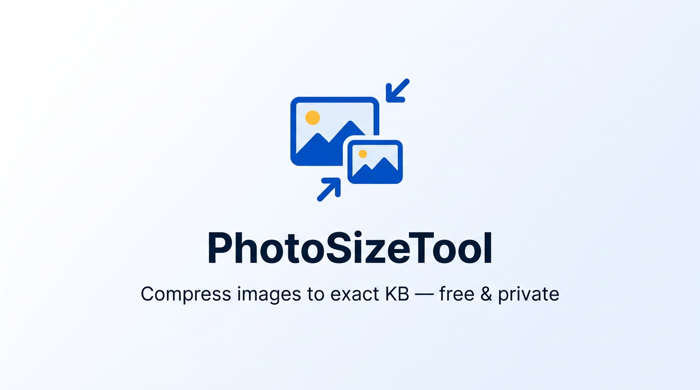 Compress Image to Any Custom KB Size Online | PhotoSizeTool